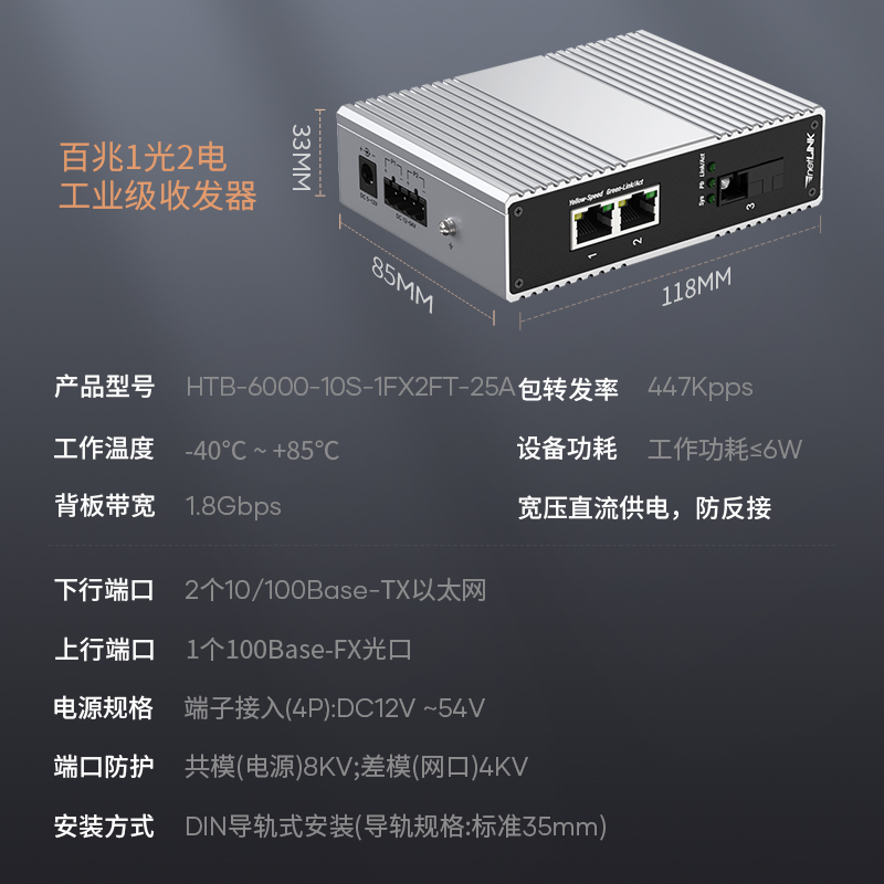 netLINK HTB-6000-10S-1FX2FT-25A